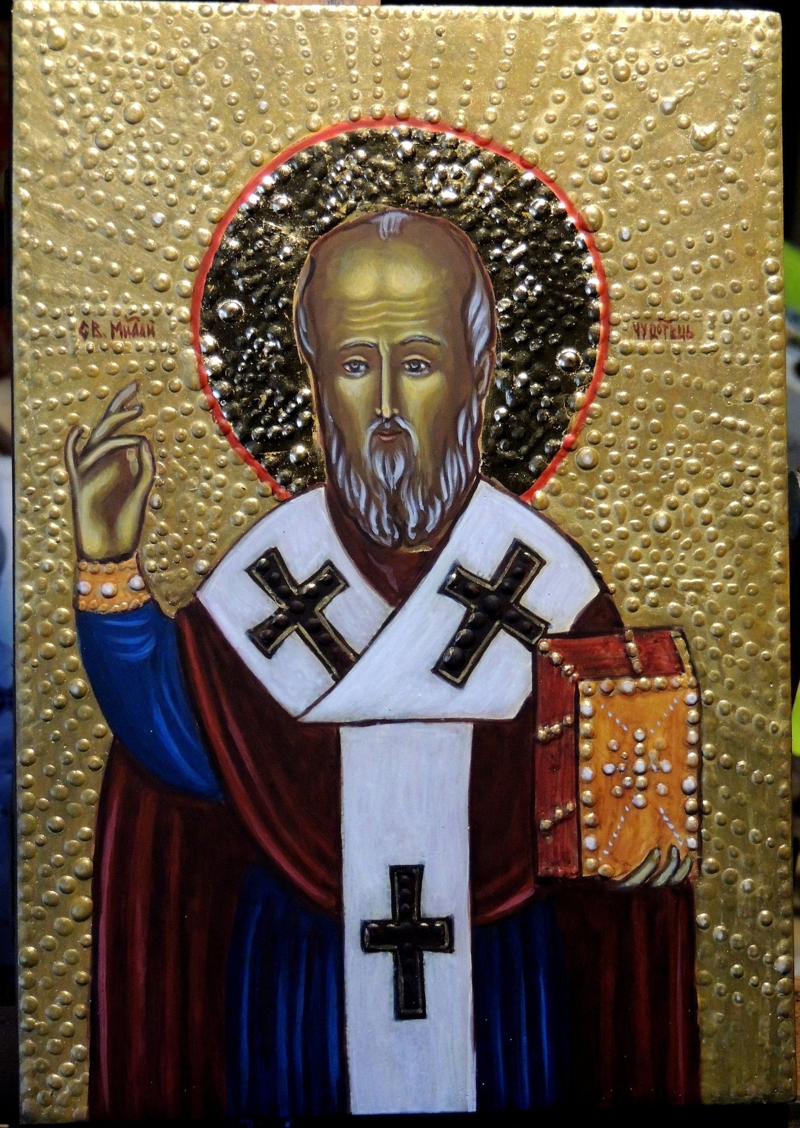 Ikone des Heiligen Nikolaus der WunderwerkerИкона Святоло - Etsy Ikone des Heiligen Nikolaus der WunderwerkerИкона Святоло - Etsy