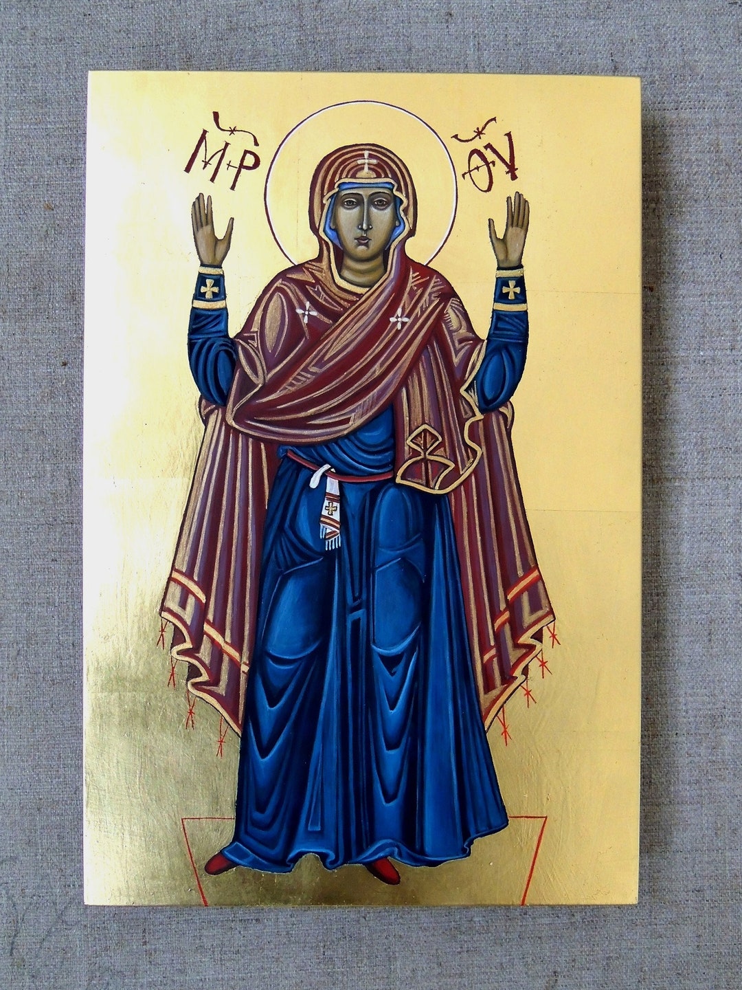 Greek Orthodox Icon the Protection of the Blessed Virgin Mary ...