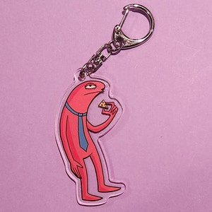 Smiling Friends Crucified Alan Acrylic Charm - Etsy