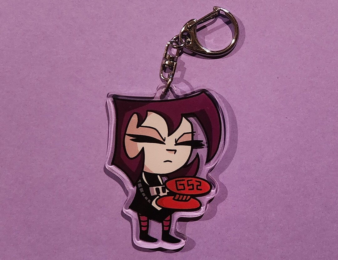 Invader Zim Gaz Acrylic Charm - Etsy