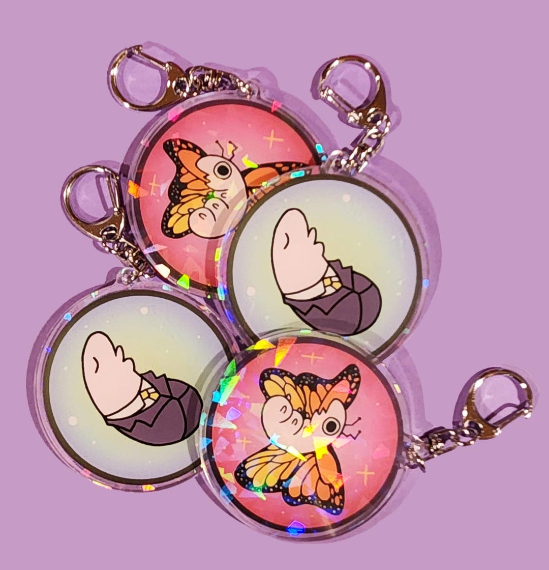 Smiling Friends Jason Double Sided Acrylic Charm - Etsy