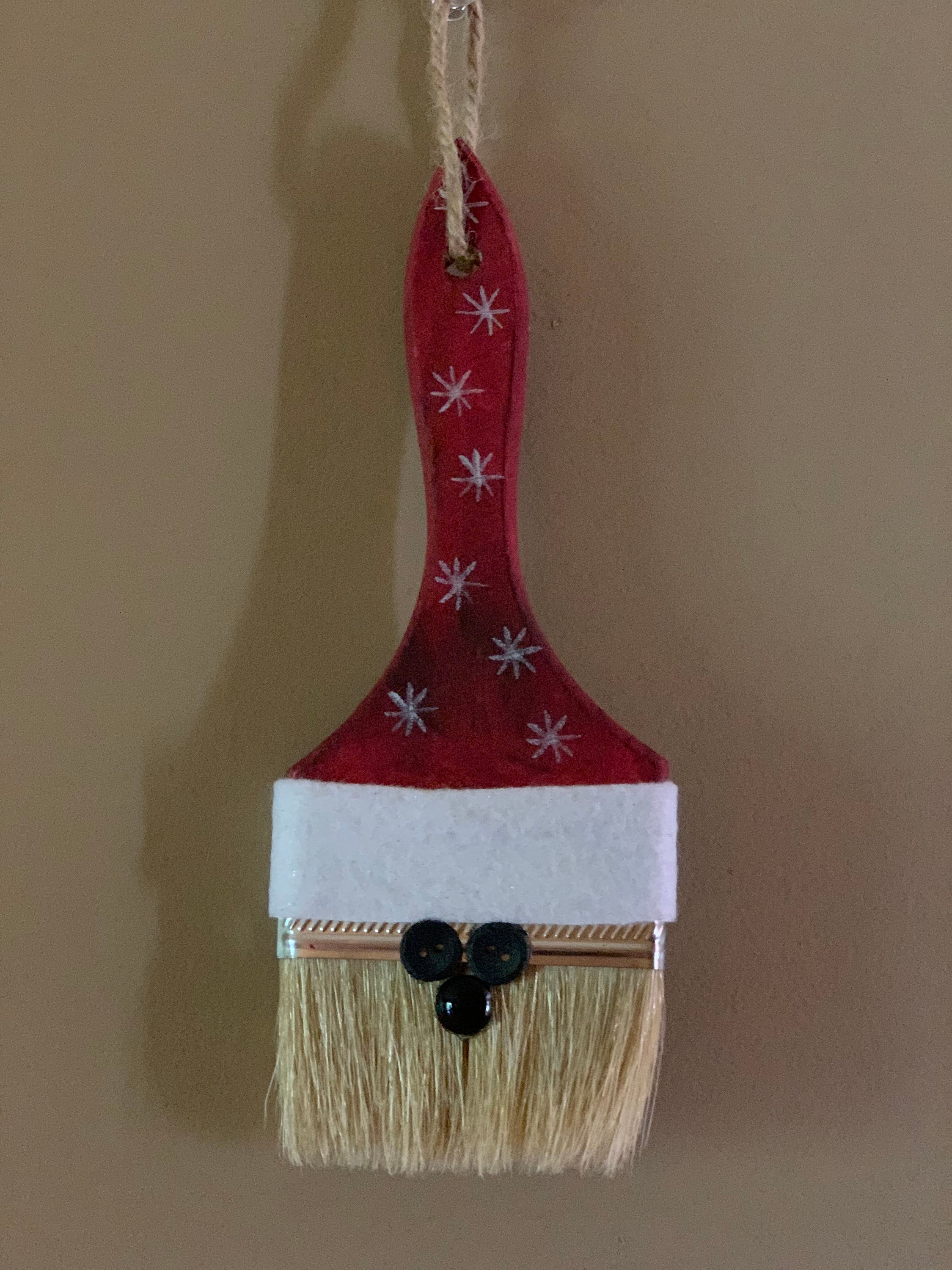 Santa Paintbrush - Etsy