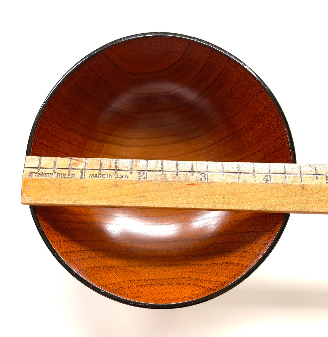 Japanese Turned Wood Rice Bowl - Etsy