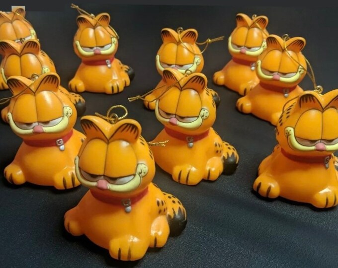 Vintage 1998 Garfield Christmas String 10 Light Set - Kurt Adler ...