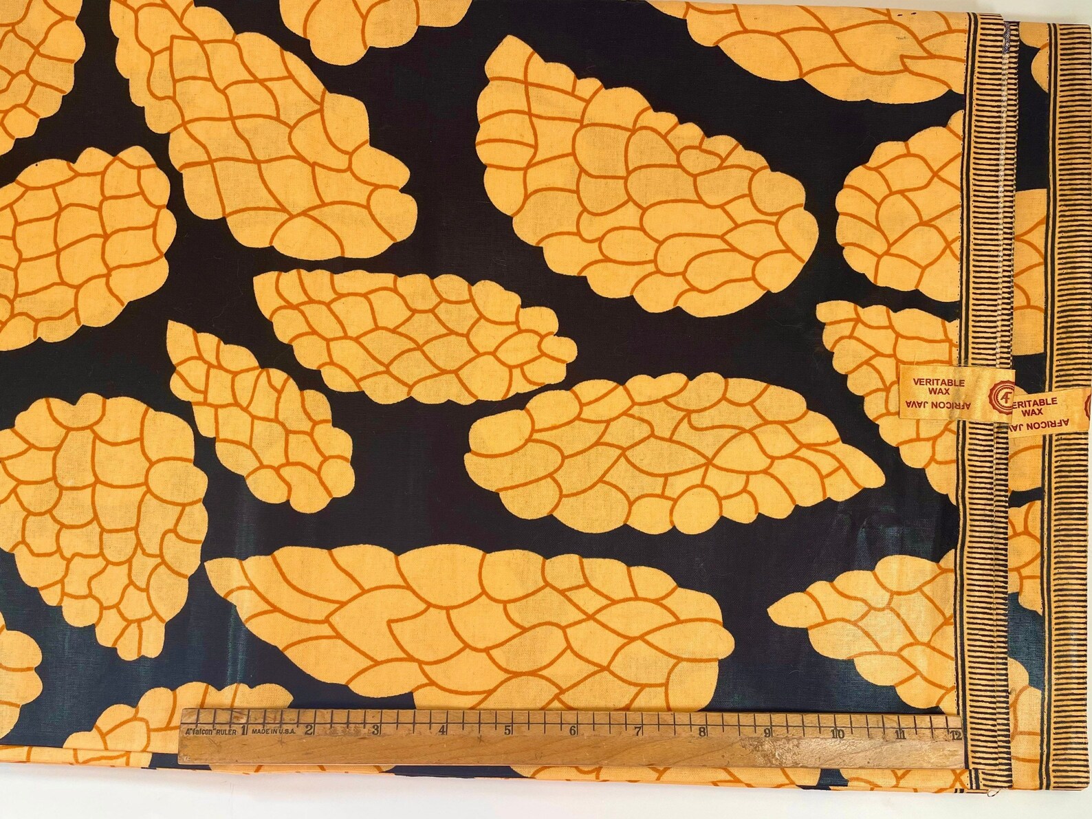 Africon Java Veritable Wax Block Print Six 6 Yards 18 - Etsy