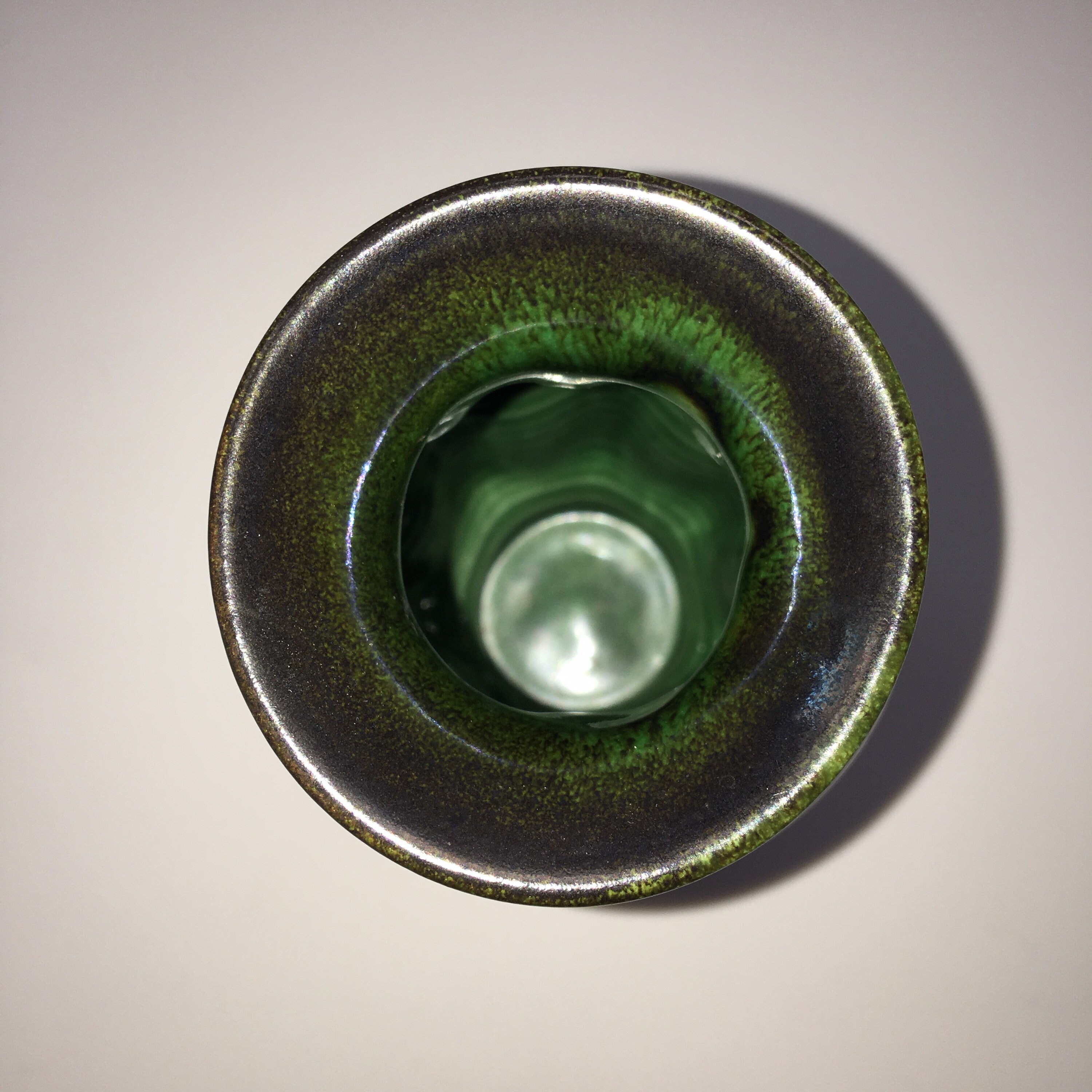 Dryden Pottery Vase Blue & Green - Etsy