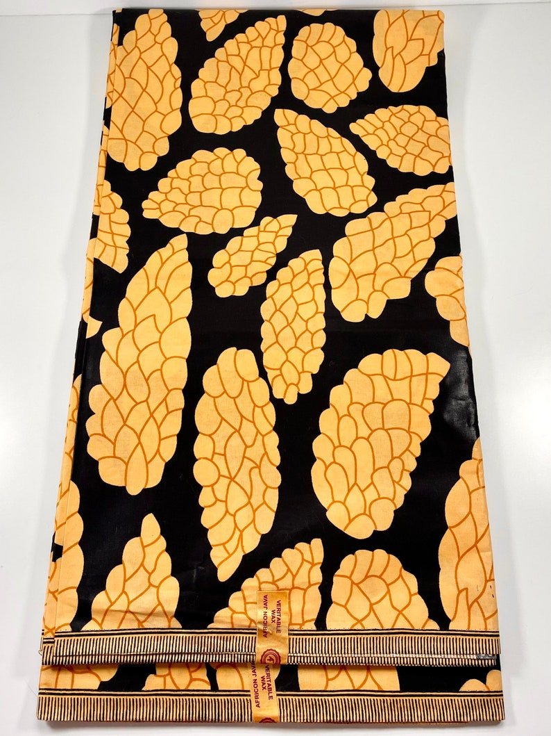Africon Java Veritable Wax Block Print Six 6 Yards 18 - Etsy