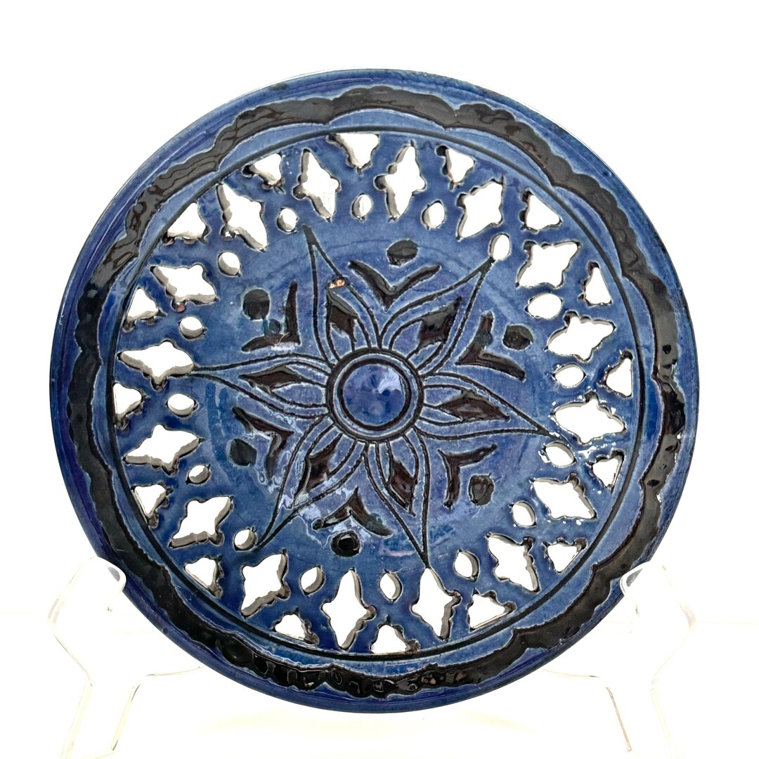 Gongora Ubeda Spanish Glazed Pottery Vintage Carved Decorative Wall ...