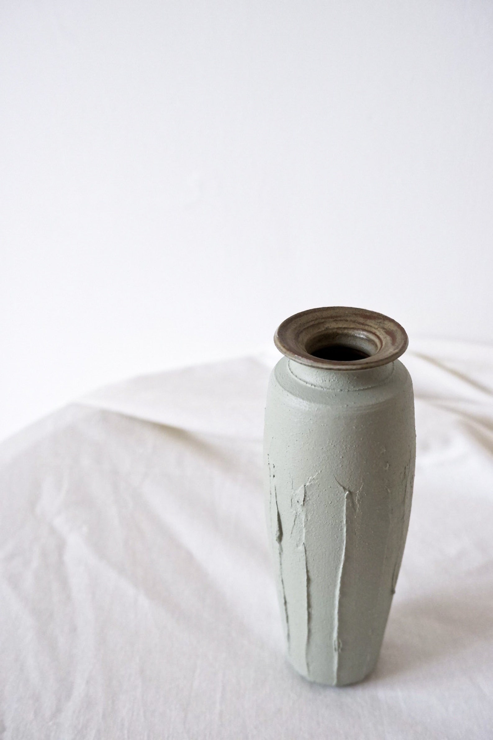 Esther Vase | Scandinavian Rustic Home Decor | Small Textured Vase - Etsy