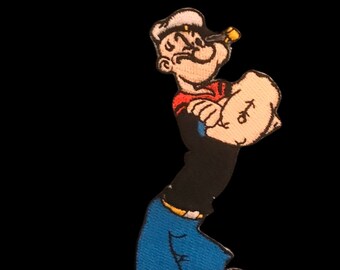 Popeye Iron on Patch, Cartoon Patches, Popeye Patches Iron on ...