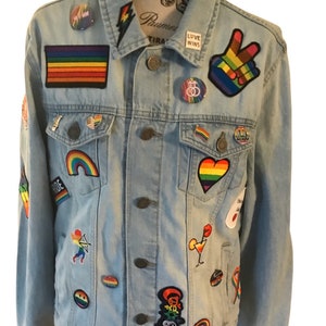 Gay Pride Patch Jacket LGBT Patch Pride Month Gay Art Rainbow - Etsy