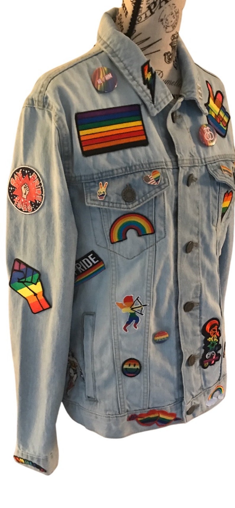 Gay Pride Patch Jacket LGBT Patch Pride Month Gay Art Rainbow - Etsy