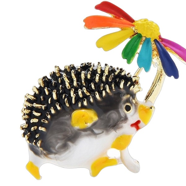Hedgehog Brooches - Etsy