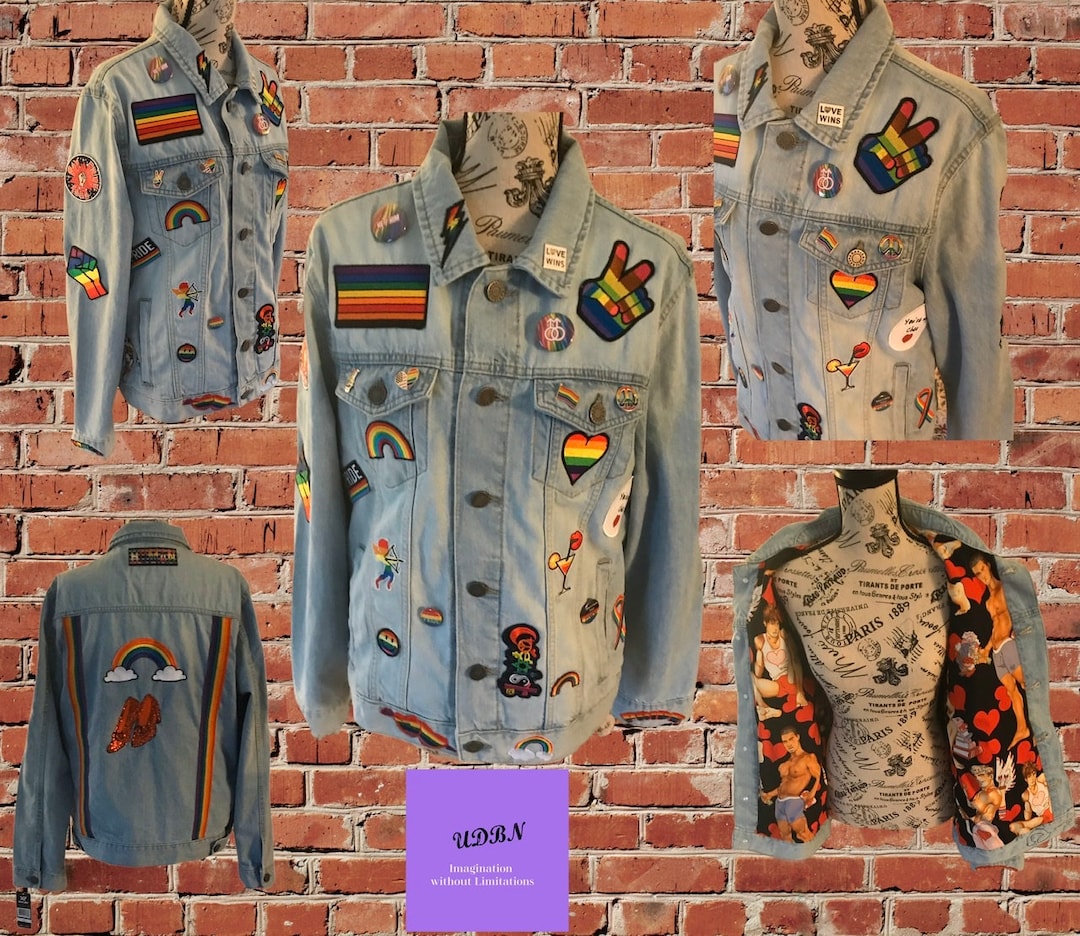 Gay Pride Patch Jacket LGBT Patch Pride Month Gay Art Rainbow - Etsy