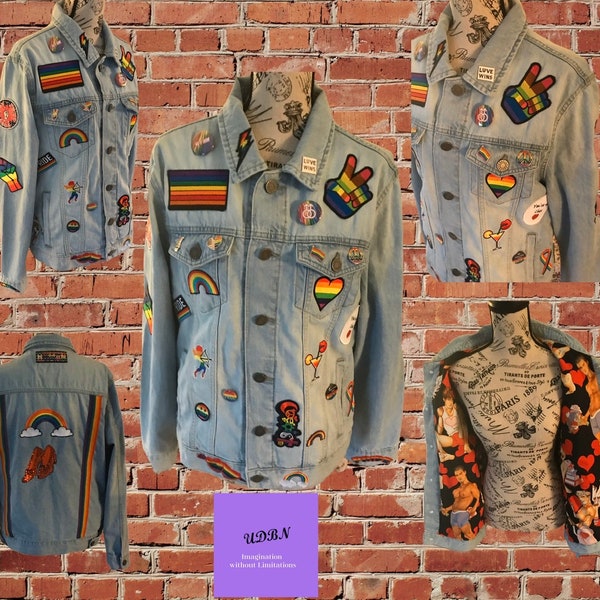 Denim Jacket Pin - Etsy