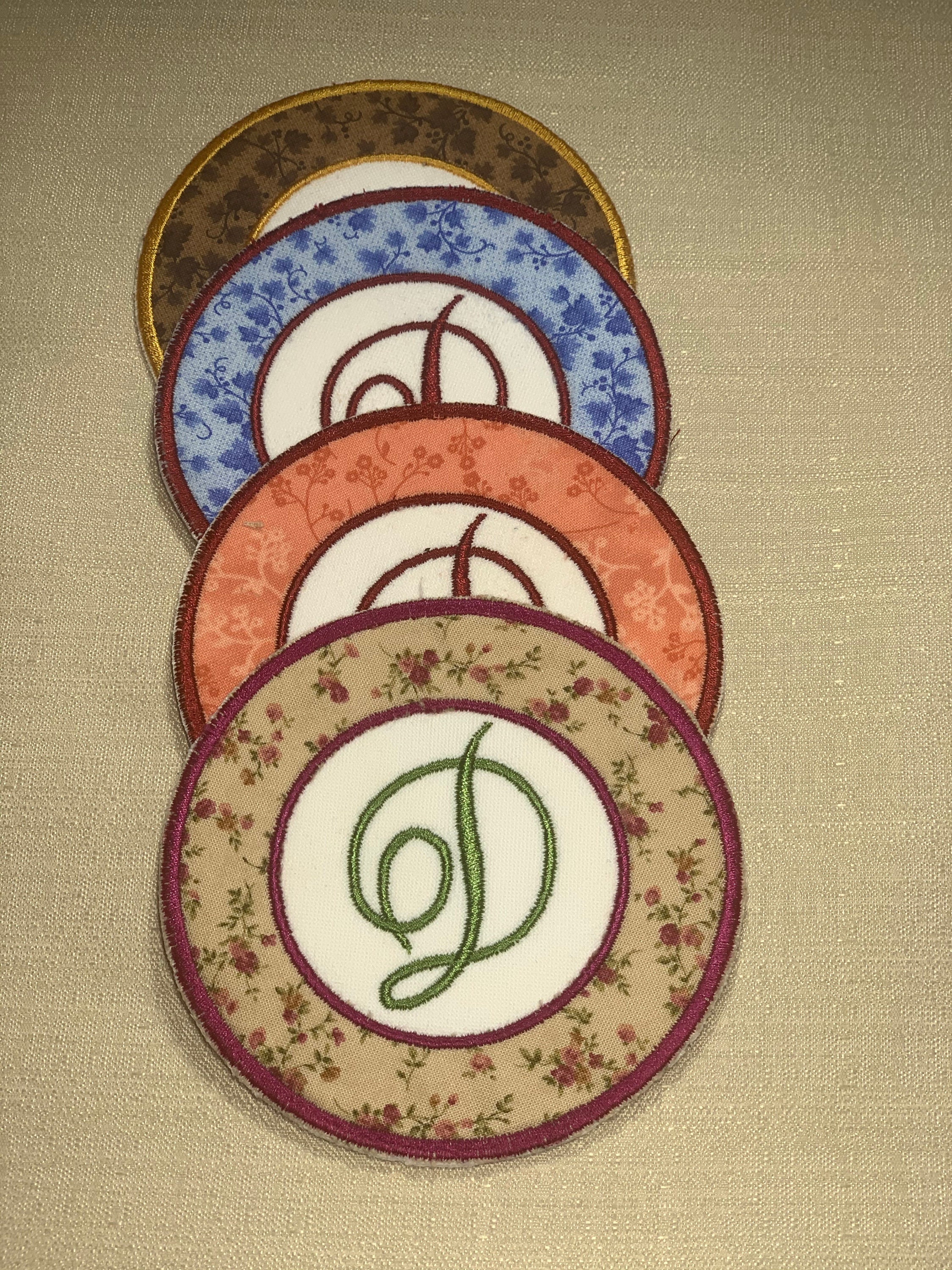 Set of 4 Customized Coasters - Etsy UK