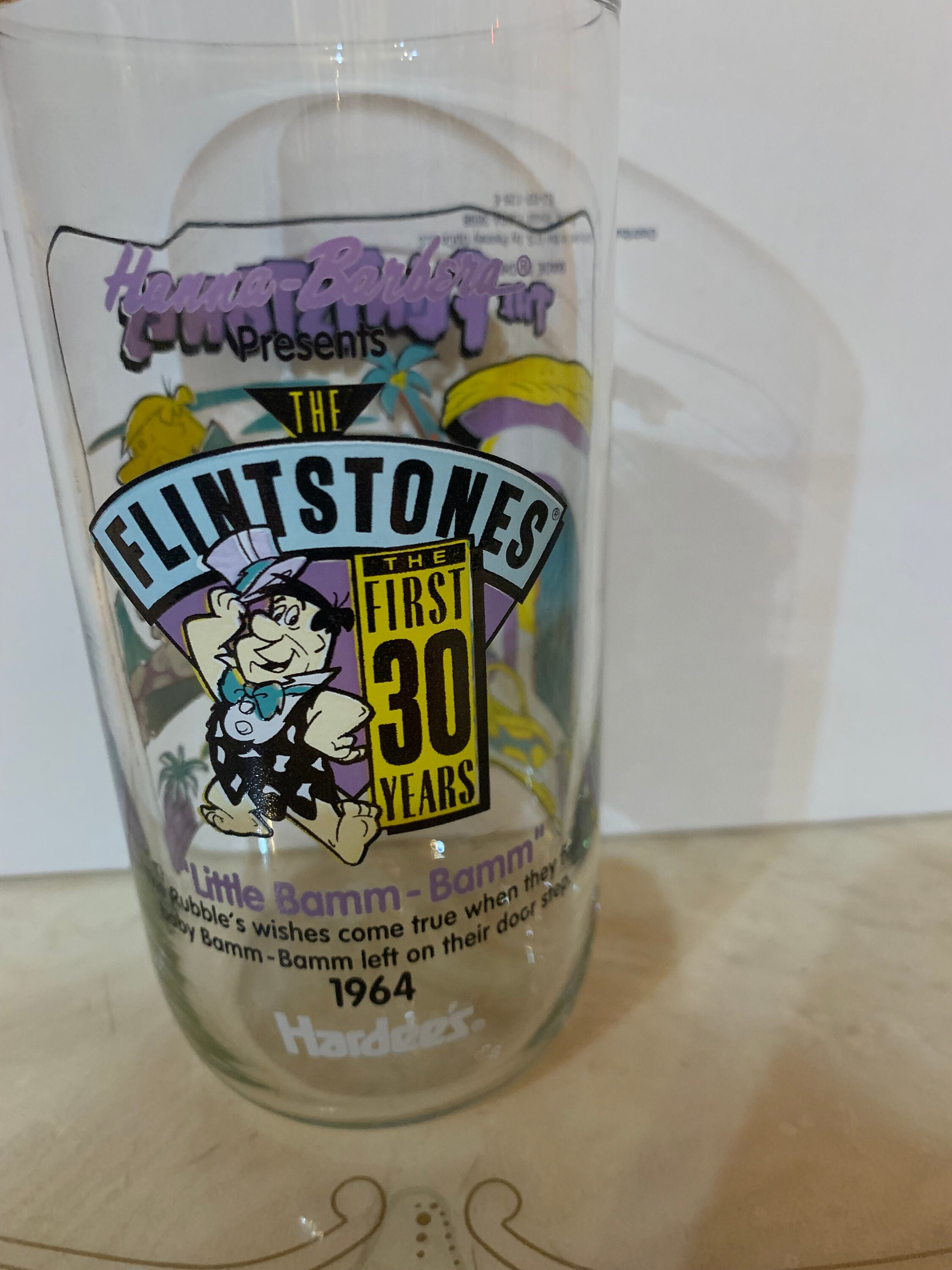 Flintstones Glass 1964 the First 30 Years (hardies) Little Bamm Bamm ...