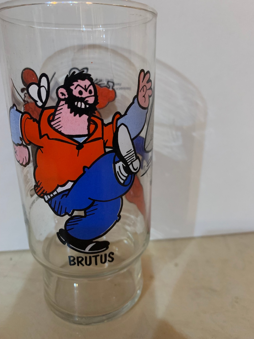 1978 Brutus Glass From Popeye's Famous Fried Chicken Restaurant - Etsy