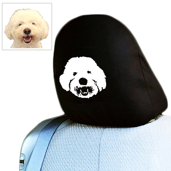 Car Headrest Cover With Faces - Etsy