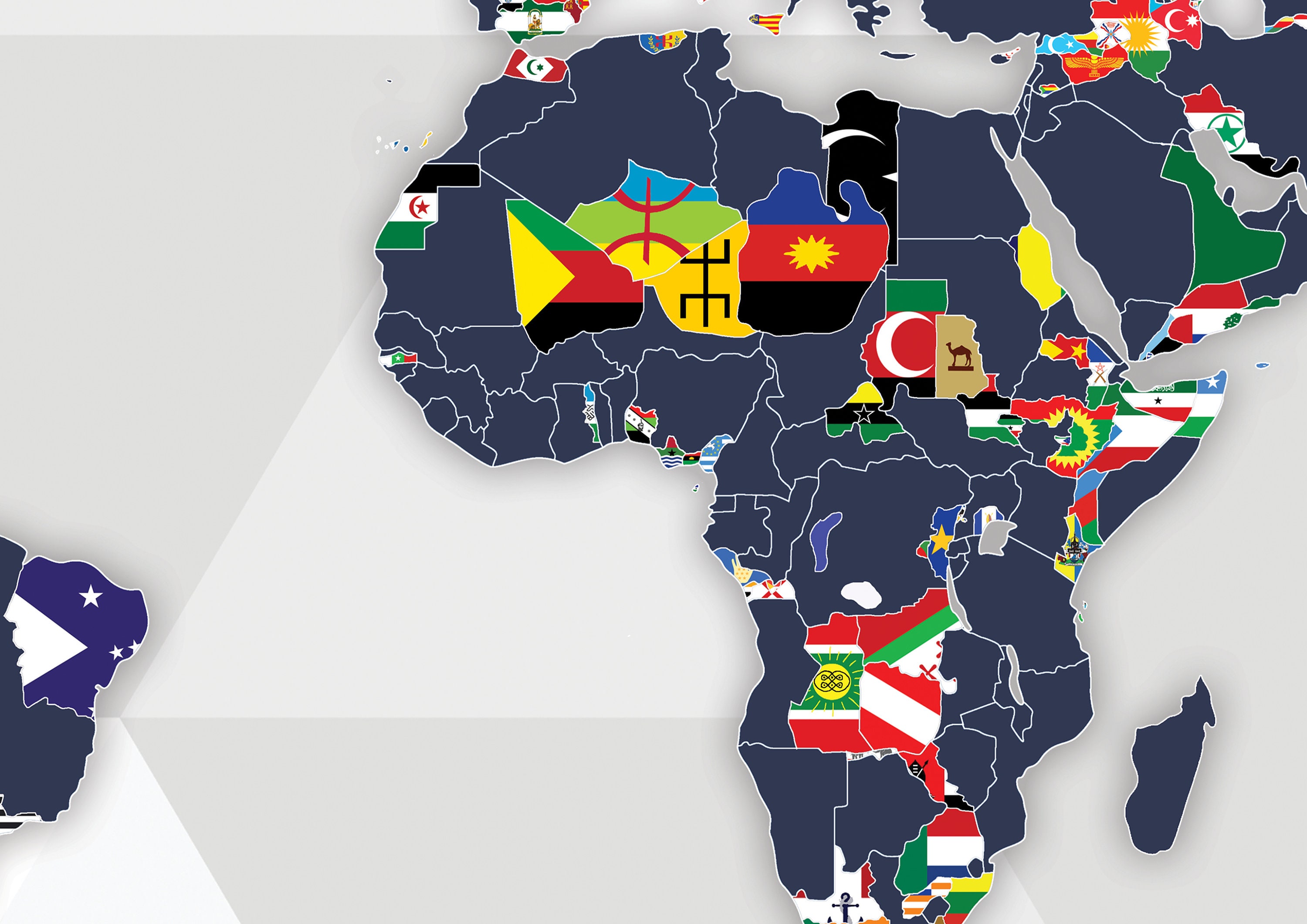 Mapa de los movimientos separatistas - Etsy México