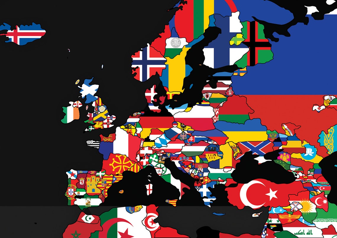 Separatist Movements - 100K Map Print - Etsy UK