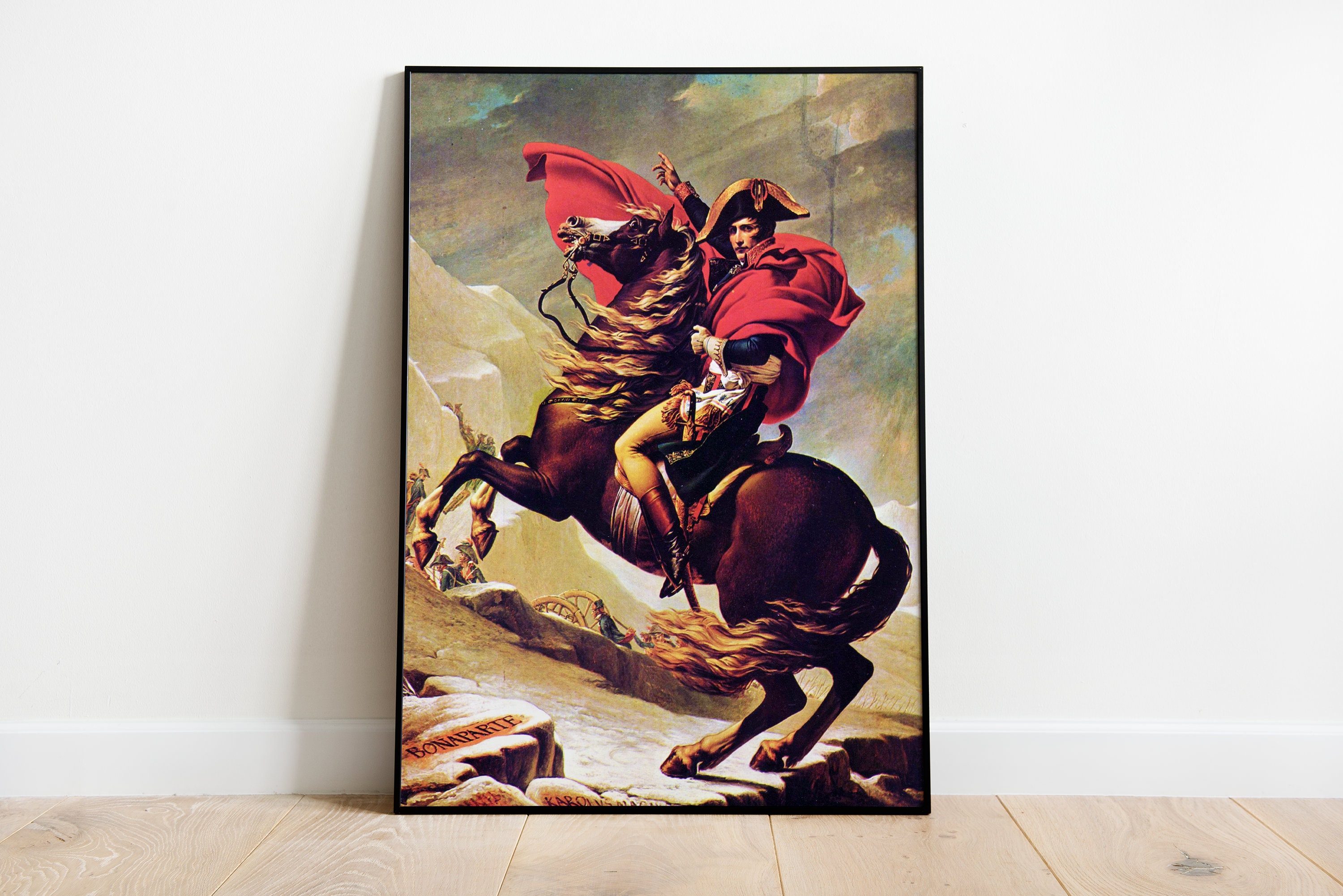 Napoleon Crossing the Alps - 3 Colour Variations, French Empire ...