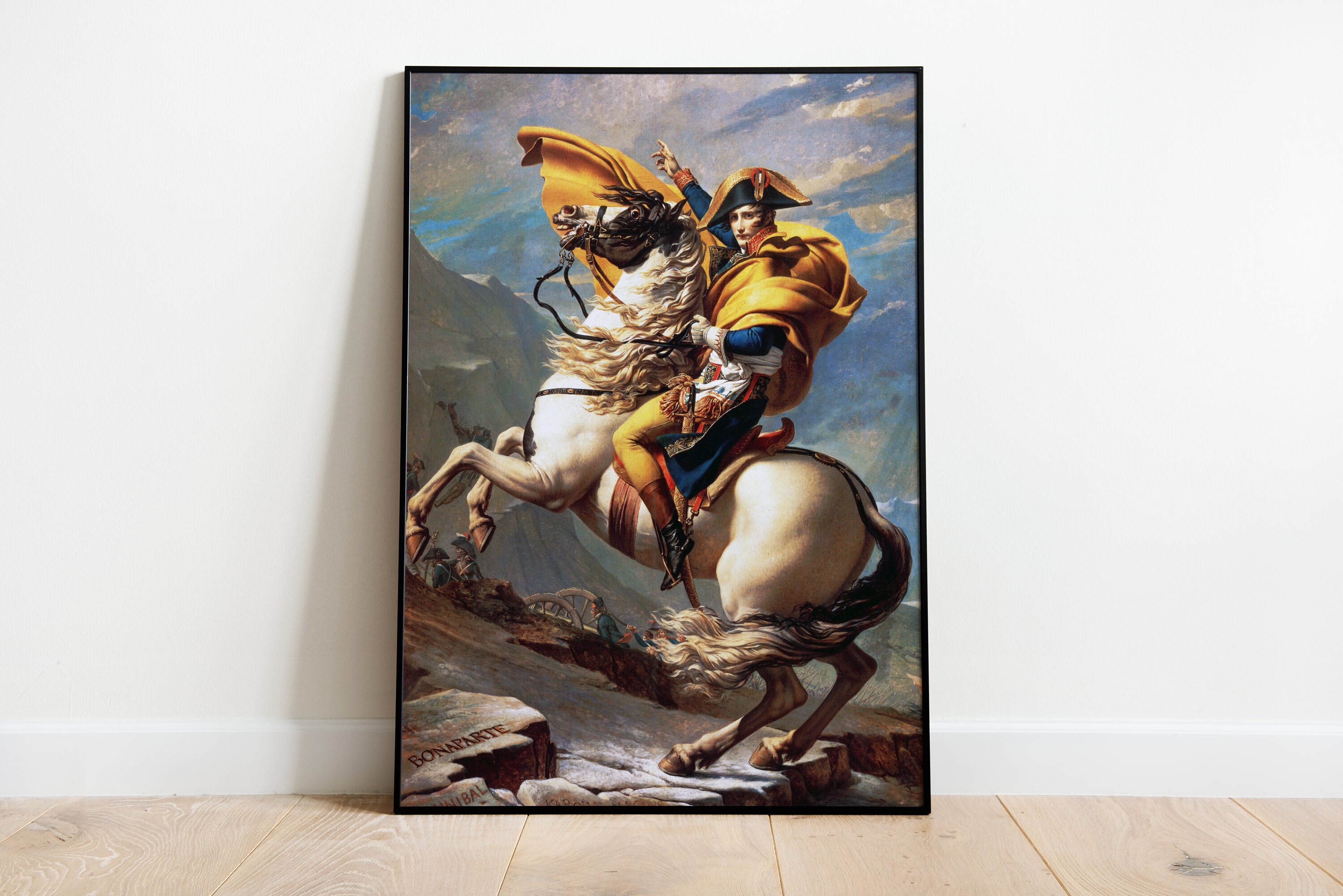 Napoleon Crossing the Alps - 3 Colour Variations, French Empire ...