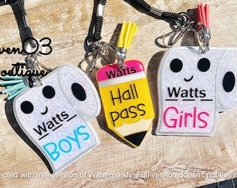 Spanish Restroom Passes - Etsy