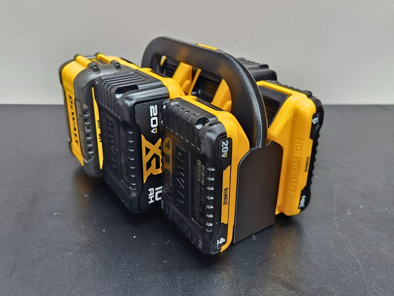 Dewalt Battery Carrier: 6-bank 20V / 60V Garage and Jobsite Organizer ...
