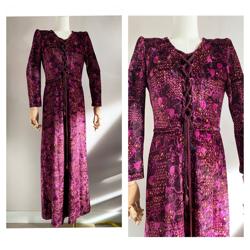 60s Boho Dress - Etsy