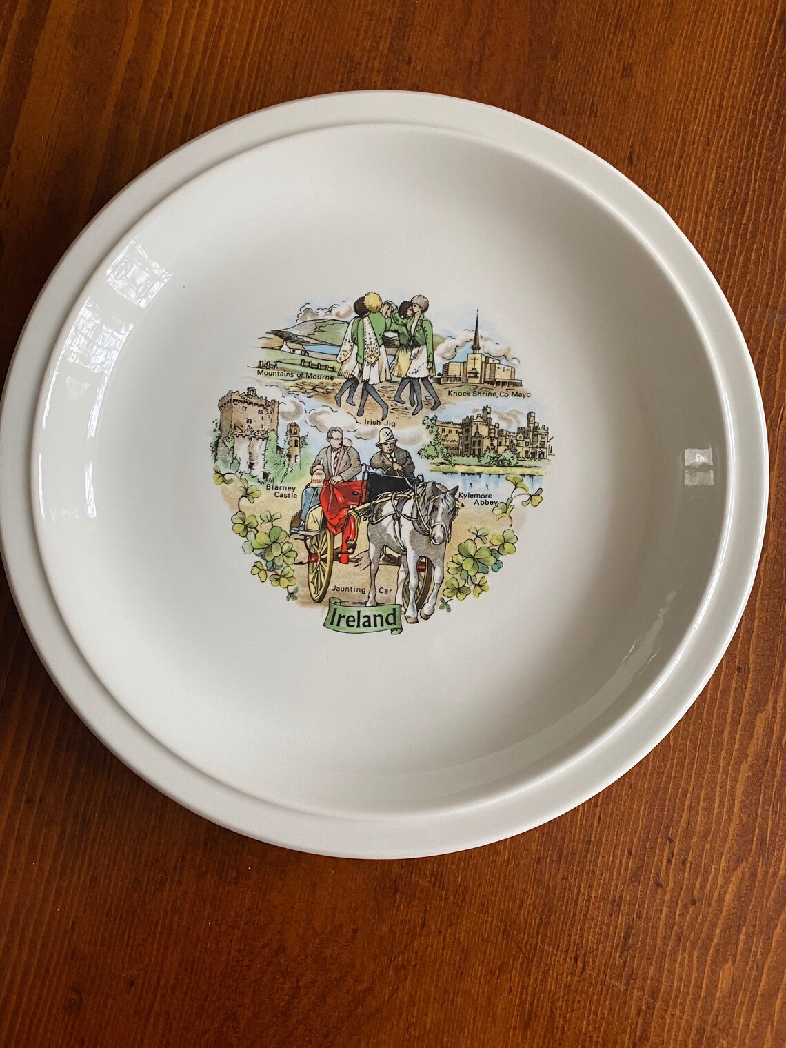 Ireland Porcelain Souvenir Plate - Etsy