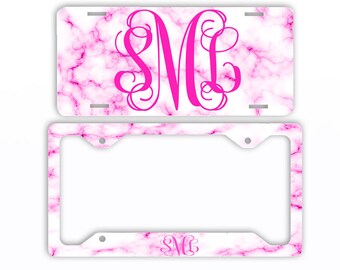 Hot Pink License Plate - Etsy