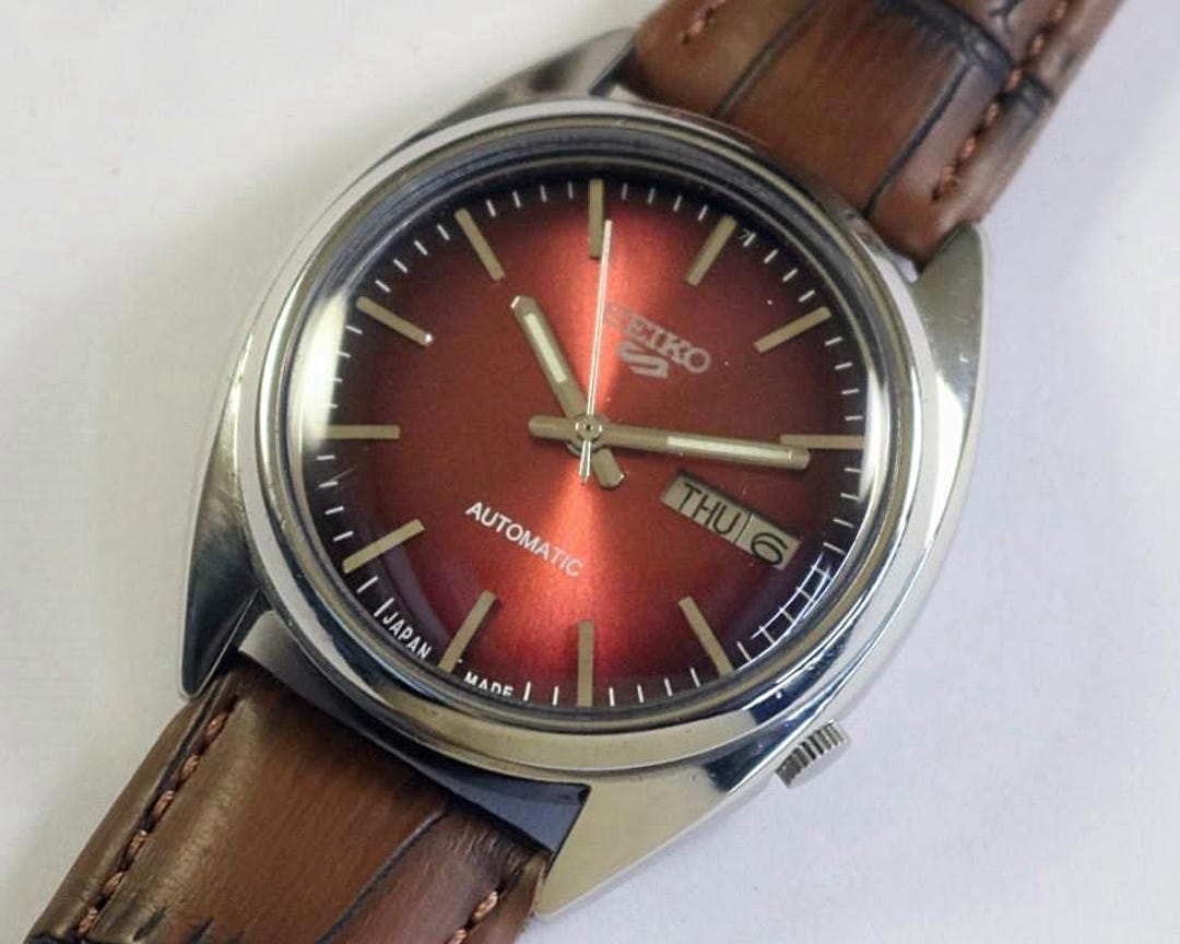 Vintage Refurbished Seiko 5 Automatic 7009A Japan Mens Wrist Watch ...