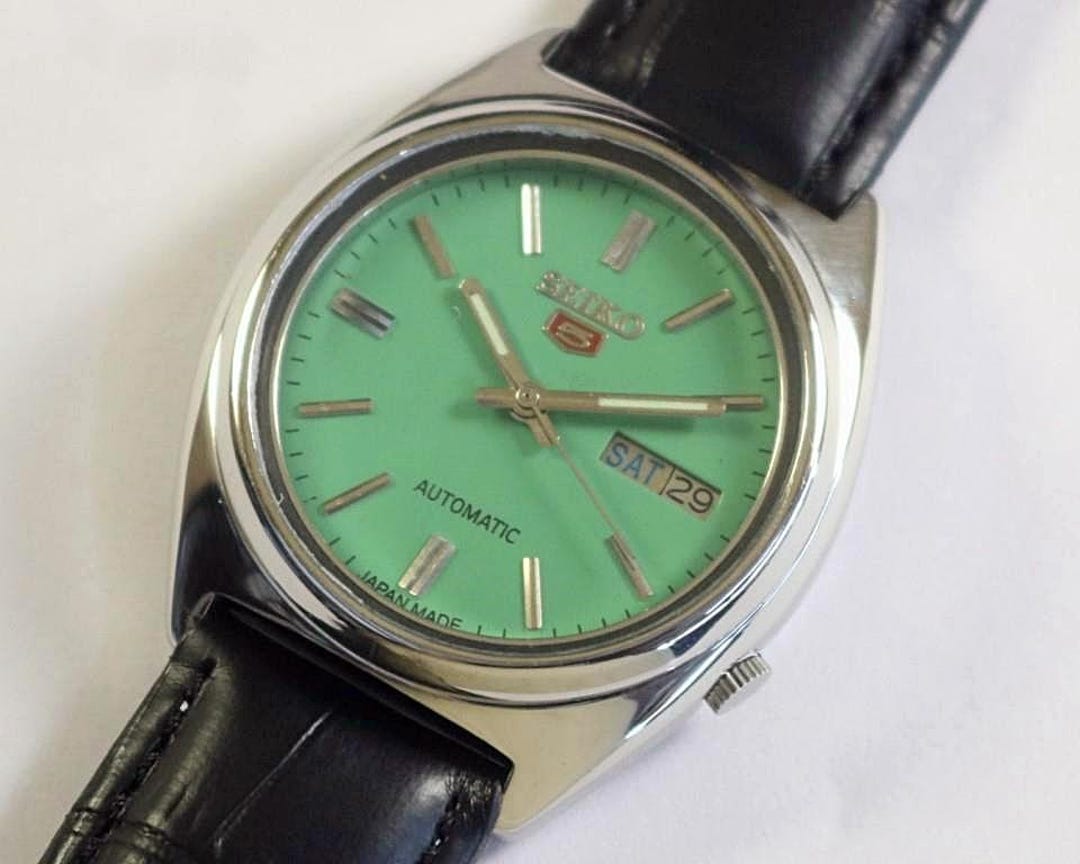 Vintage Refurbished Seiko 5 Automatic 7009A Japan Mens Wrist Watch ...