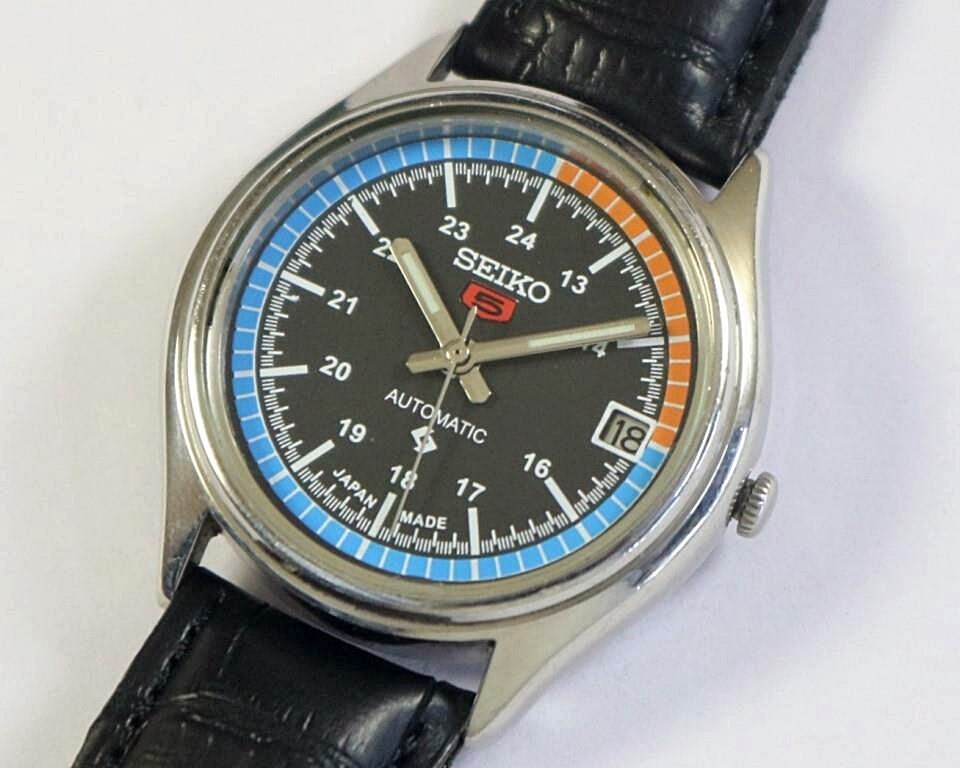 Vintage Seiko 5 Automatic Japan Refurbished Mens Wrist Watch Mechanical ...