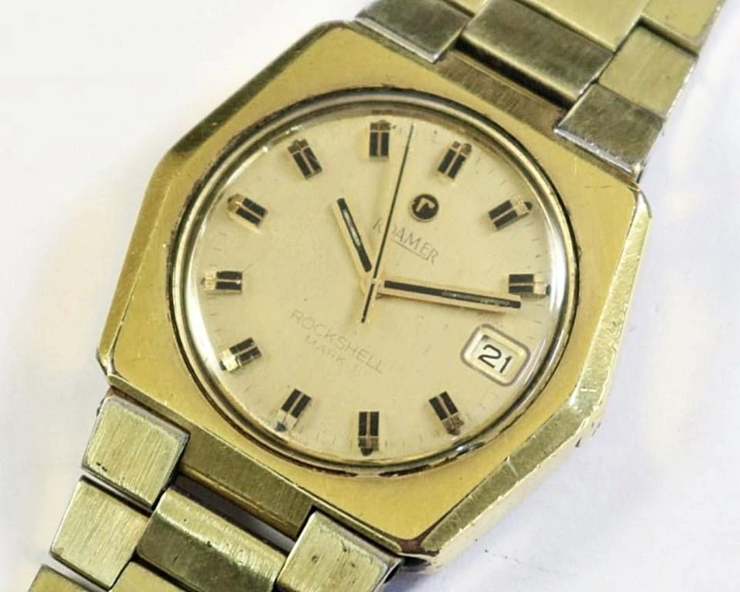 Rare 1970 Roamer Rockshell Mark I Vintage Swiss Made Automatic Mens ...