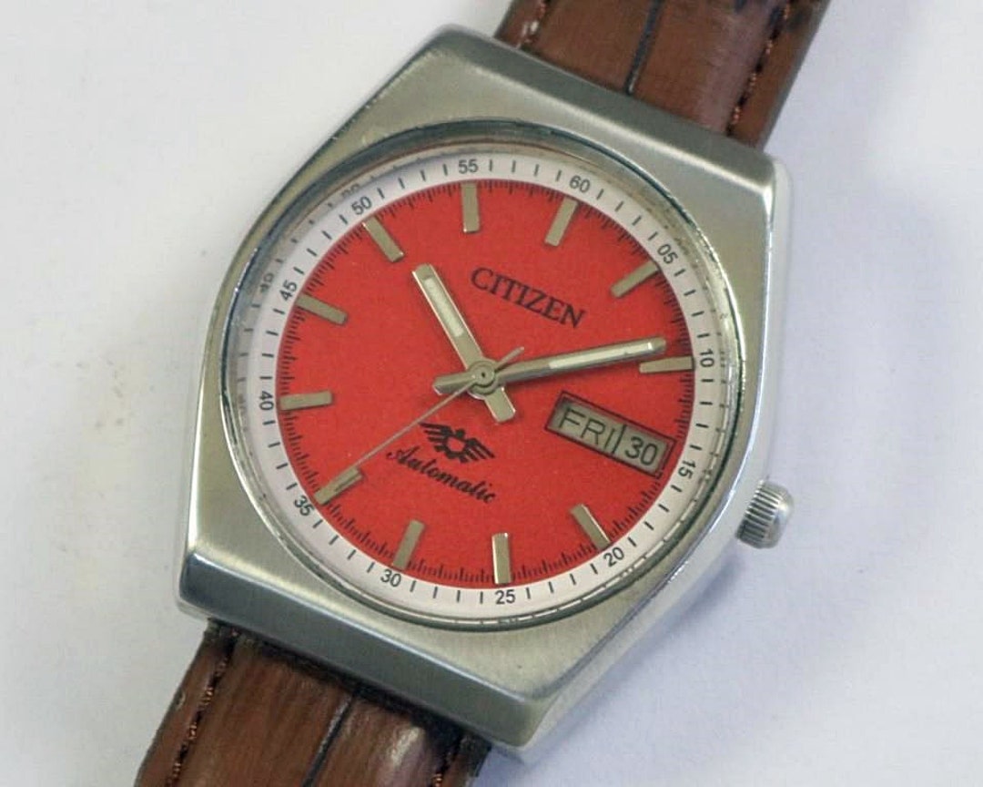 Vintage Citizen Eagle 7 Automatic Japan Mens Wrist Watch Mechanical 21 Jewels Day Date Stainless ...