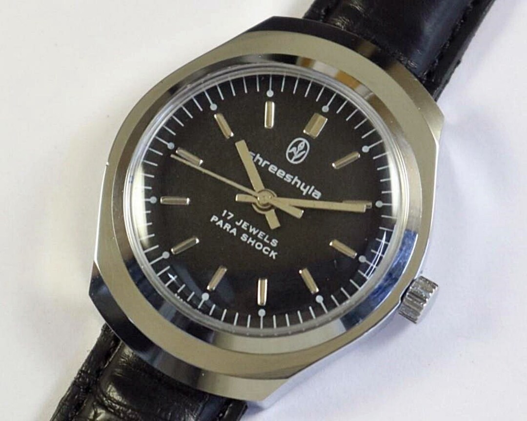 NOS Vintage Hegde & Golay Shreeshyla Indian Hand Winding Mens Wrist ...