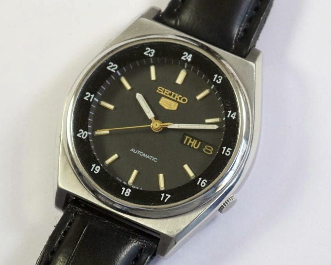 Vintage Seiko 5 Caliber 7009 Automatic Japan Mens Wrist Watch ...