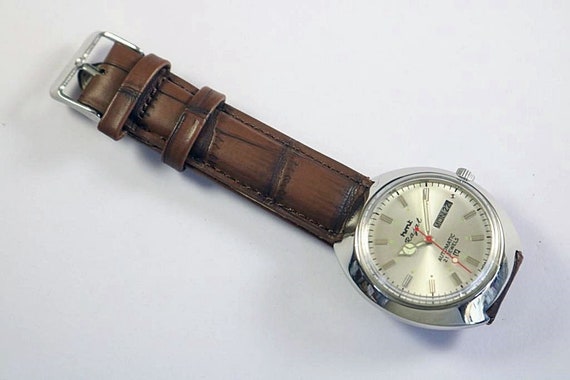 Vintage HMT Rajat silver dial Indian Automatic Mens W… - Gem