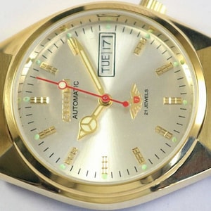 Vintage Citizen Eagle 7 Automatic Japan Mens Wrist Watch Mechanical Day Date Stainless Steel ...