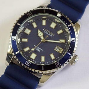 Citizen Diver Style MOD Automatic Japan Mens Wrist Watch Rotating Bezel ...
