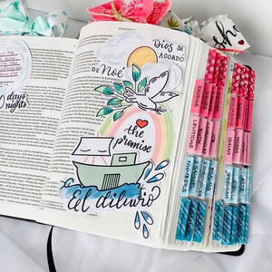 English Bible Index Tabs | Books Bible Tabs | Bible Dividers| Digital ...