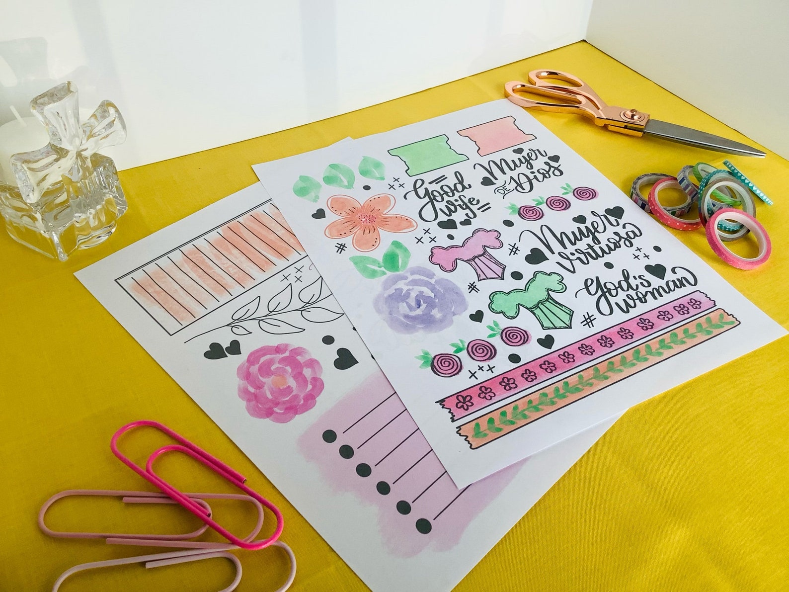 Printable Bible Journaling Spanish - English / Proverbs 31 ...