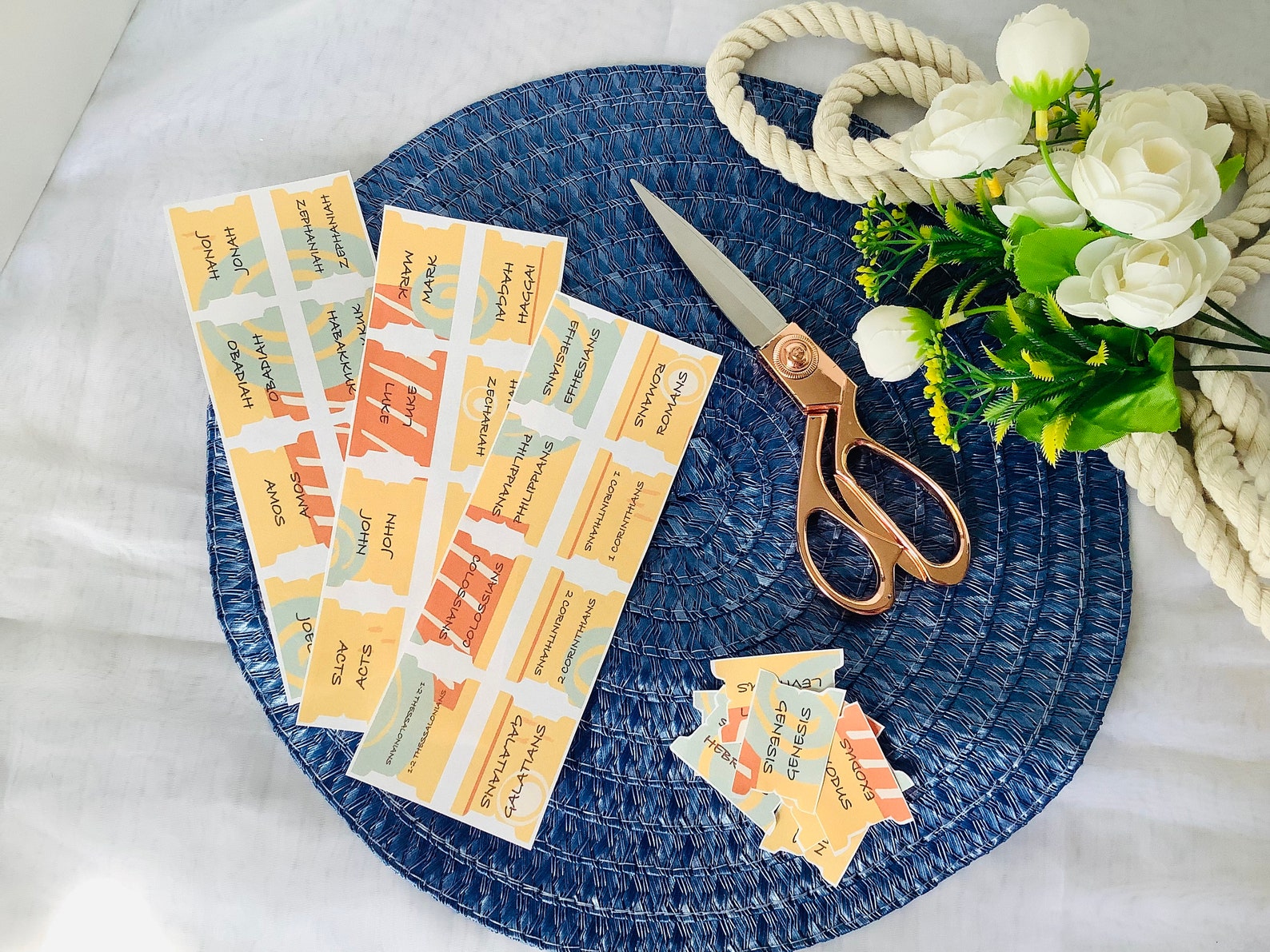 English Bible Index Tabs | Books Bible Tabs | Bible Dividers | Digital ...