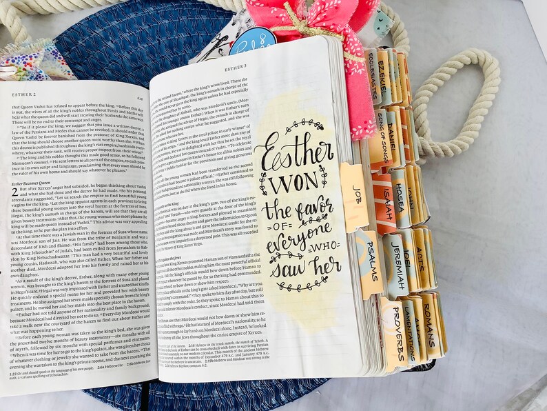 Printable Bible Index Tabs: English Books, DIY Dividers (digital Print ...