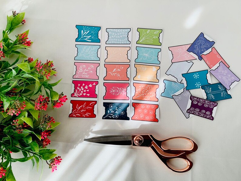 25 Botanical Tabs | Journal Tabs | Bible Journaling - Etsy