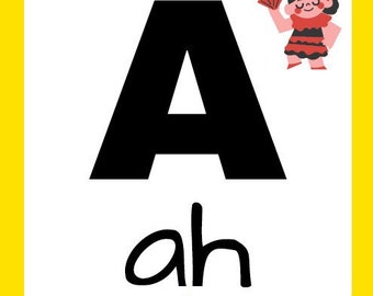 Spanish Alphabet A Digital Printable Perfect for Your Nursery ...