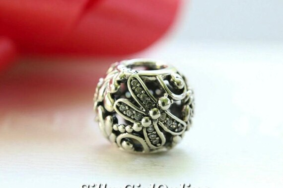 Pandora Dragonfly Meadow Charm/new/stamped/925 - Etsy