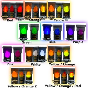 LED Torch Pillars With Flickering Light up Flame Painted - Gloomhaven ...